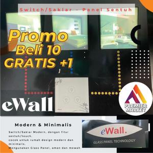 Jual Ewall Saklar Lampu Touch Sensor Led -Touch Light Switch Sensor Sentuh - Jakarta Barat ...