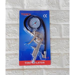 Jual Tire Inflator Air Pressure Gun Isi Ukur Tekanan Angin 3 in 1 Tire ...