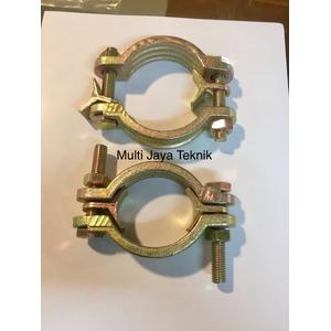 Jual Klem Double Bolt - Klem Pipa Double Bolt - Clamp Besi SL6 1.5 inch ...