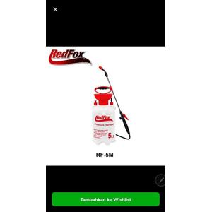 Jual redfox pompa pressure sprayer sprayers hand manual 5 liter alat ...
