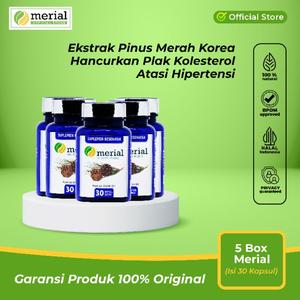 Jual Merial Red Pine Korea - 30 Kapsul Hancurkan Plak Kolesterol Atasi ...