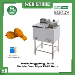 Jual Mesin Penggoreng Listrik 14Lx2 Electric Double Deep Fryer EF-85 ...