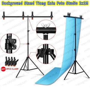 Jual Backgroud 2x2 M T Stand Tripod Tiang Green Screen Backdrop Foto ...