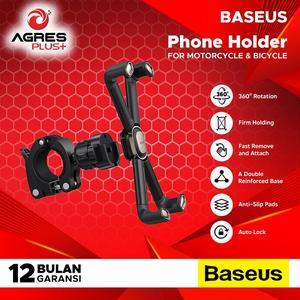 Promo BASEUS Phone Holder Sepeda Motor Bicycle Bike Motorcycle Dudukan ...