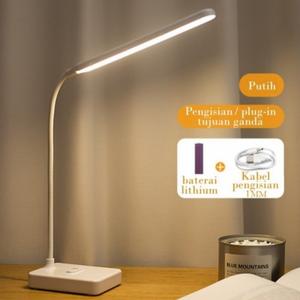 Jual Lampu Meja Belajar LED White Design Minimalis Lampu Tidur Lampu ...