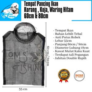 Jual Rosh - Korang Koja Waring Pancing Tempat Ikan 60cm, 80cm, 100cm ...
