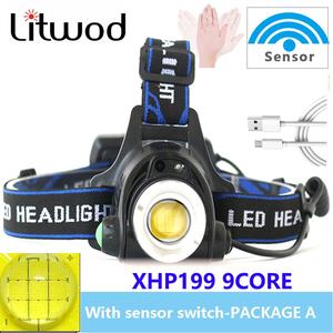 Jual SWA XHP199 The Most Powerful LED T6 Headlamp Sensor Fishing - Kota ...