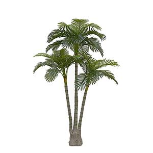 Promo AMERIQUE Gorgeous 6.3 Feet Standable Triple Trunk Artificial Palm ...