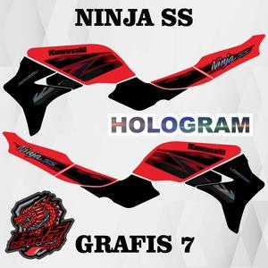 Jual decal stiker striping hologram ninja ss grafis 007 hologram ...