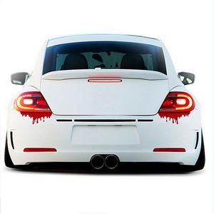 Jual 1X Blood Bleeding Car Sticker Reflective Car Decals Rear Front ...