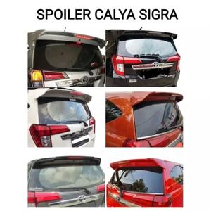 Jual SPOILER BELAKANG MOBIL CALYA SIGRA PLUS LAMPU WARNA CAT BODY JKT ...