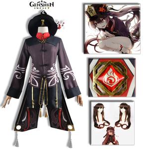Jual Anime Clothes Genshin Impact Hu Tao Cosplay Costumes Halloween ...