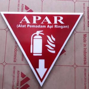 Jual Rambu Acrylic Alat Pemadam Api Ringan , Sign Label Akrilik Apar ...