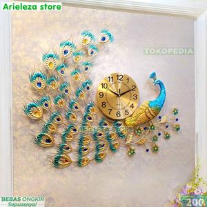 Jual A.S Jam Dinding Unik Model Burung Merak Jam Dinding Untuk Ruang ...