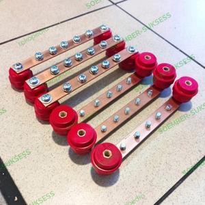 Jual busbar tembaga nol arde grounding 2cm x 22cm tebal 3mm - Jakarta ...