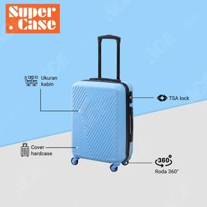 Jual Supercase 20 Inci Macaroon Koper/Koper mini/original Ace - Biru ...