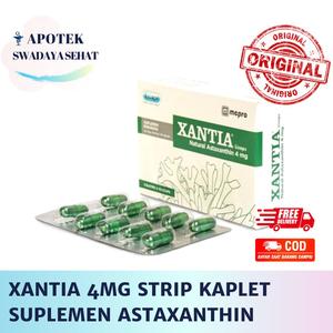 Jual XANTIA 4 MG Strip Kapsul - Natural Astaxanthin - 2 KAPSUL - Kab ...