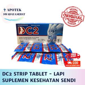 Jual DC2 Strip Tablet - Suplemen Kesehatan Sendi Tulang Vitamin - 2 TAB ...