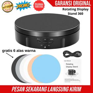 Jual Alas Putar Produk Fotografi Rotating Stand Display Muter Putar 360 ...