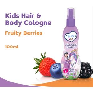 Jual Cussons Kids Hair & Body Cologne Fruity Berries 100ml (Parfum Anak ...