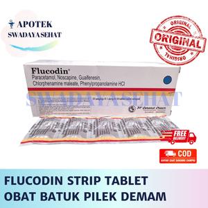 Jual FLUCODIN Strip Tablet Obat Demam Batuk Pilek Dewasa Varian - ECER ...