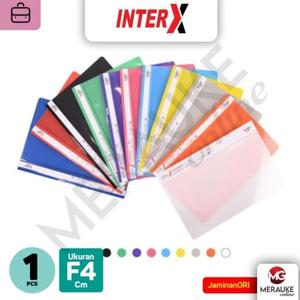 Jual InterX Business File / Map Plastik Snel Folio (F4) - Biru Navy ...