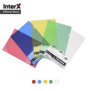 Jual InterX / Folder One Map L Plastik Warna F4 (1 Pak isi 12 Lembar ...