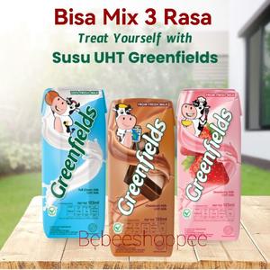 Jual Susu Greenfields UHT 125 ml x 40pcs Full Cream Coklat Strawberry - Jakarta Selatan ...