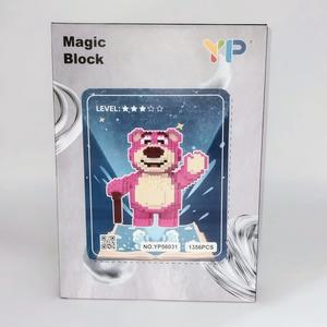 Jual JC Nano Block Lotso Bear Bricks Education Magic Block Mainan Balok ...