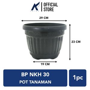 Jual BP NKH 30 Pot Tanaman Tumbuhan Bunga Buah Plastik Diameter 29 cm ...