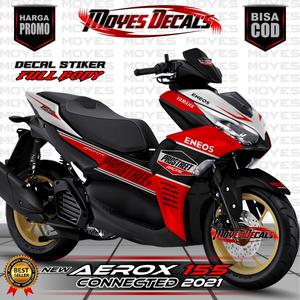 Jual Decal Sticker New Aerox 155 Prostreet Full body - Merah, Spec A ...