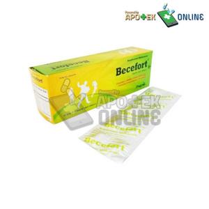 Jual BECEFORT 100MG 1 STRIP ISI 10 KAPLET/MULTIVITAMIN DAYA TAHAN TUBUH ...