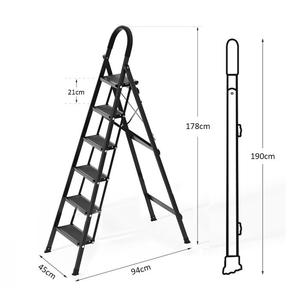 Jual Tangga Lipat Besi Tangga Susun Tangga Rumah Tangga Susun Hitam ...