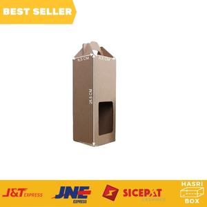 Jual DUS BOTOL 1 LITER BOX DUS JINJING DUS TOPLES JAR BULAT KOTAK ...