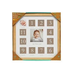 Promo Kate & Milo Babys First Year Frame, Monthly Growth Baby Keepsake ...