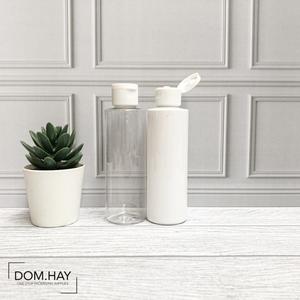 Jual Botol Fliptop Putih 150ml RF Plastik Packaging Sabun Lotion DB ...