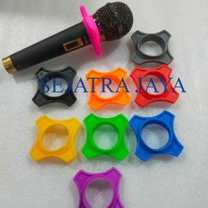 Jual RING MIC KARET MIC KARET PENGAMAN MIC ADA HARGA GROSIR - Merah ...