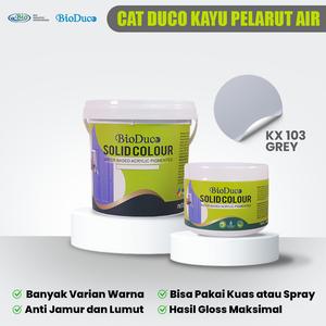 Jual Cat Duco Water Based Warna Grey Bioduco Solid Colour 400g - Kota ...