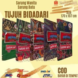 Jual Kain Sarung Batik Wanita Tujuh Bidadari/ Jarik Batik Sarung 7 ...