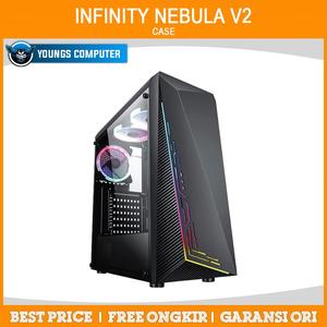 Jual CASE INFINITY NEBULA V2 - ATX | 1 Fan Rainbow | RGB Front ...