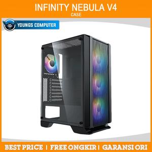 Jual Casing Infinity Nebula V4 Tempered Glass - ATX mATX Gaming Case ...