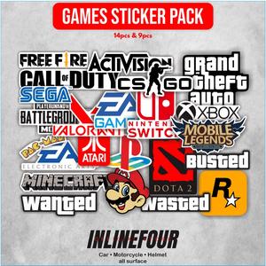 Jual Sticker Pack Logo Games - Stiker Game Aesthetic Gaming - Aksesoris ...