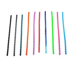 Jual Karet Power Chain 1 Pak isi 12 Warna / Karet Sambung Behel ...