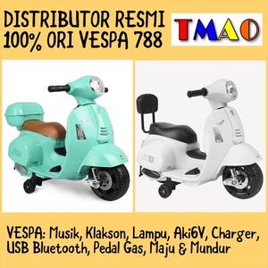 Jual Motor Listrik Anak + Motor Listrik + Motor Aki Mainan Vespa Mini ...