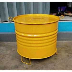 Jual tong Sampah Besi kapasitas 100 liter/drum besi/Tempat Bakar Sampa ...