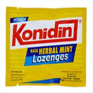 Jual S73665 PERMEN KONIDIN 15GR SACHET HERBAL MINT LOZONGES - Kota ...