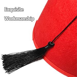 Jual Red Fez Hat Arabic Hat Turkey Hat Arabian Moroccan Bellhop ...