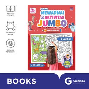 Jual Lembar Mewarnai & Aktivitas Jumbo: Kebun Binatang - Jakarta Barat ...