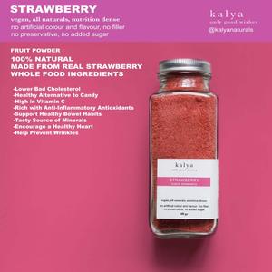 Jual Strawberry Powder Pure Bubuk Buah Murni Stroberi Freeze Dried ...