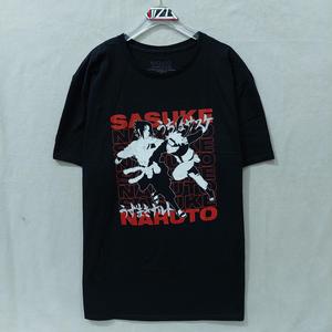 Jual T Shirt Official NARUTO SHIPPUDEN - UZUMAKI NARUTO & UCHIHA SASUKE ...